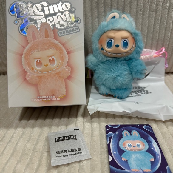 POP MART | Toys | Hope Pop Mart Big Into Energy Labubublue New Box ...